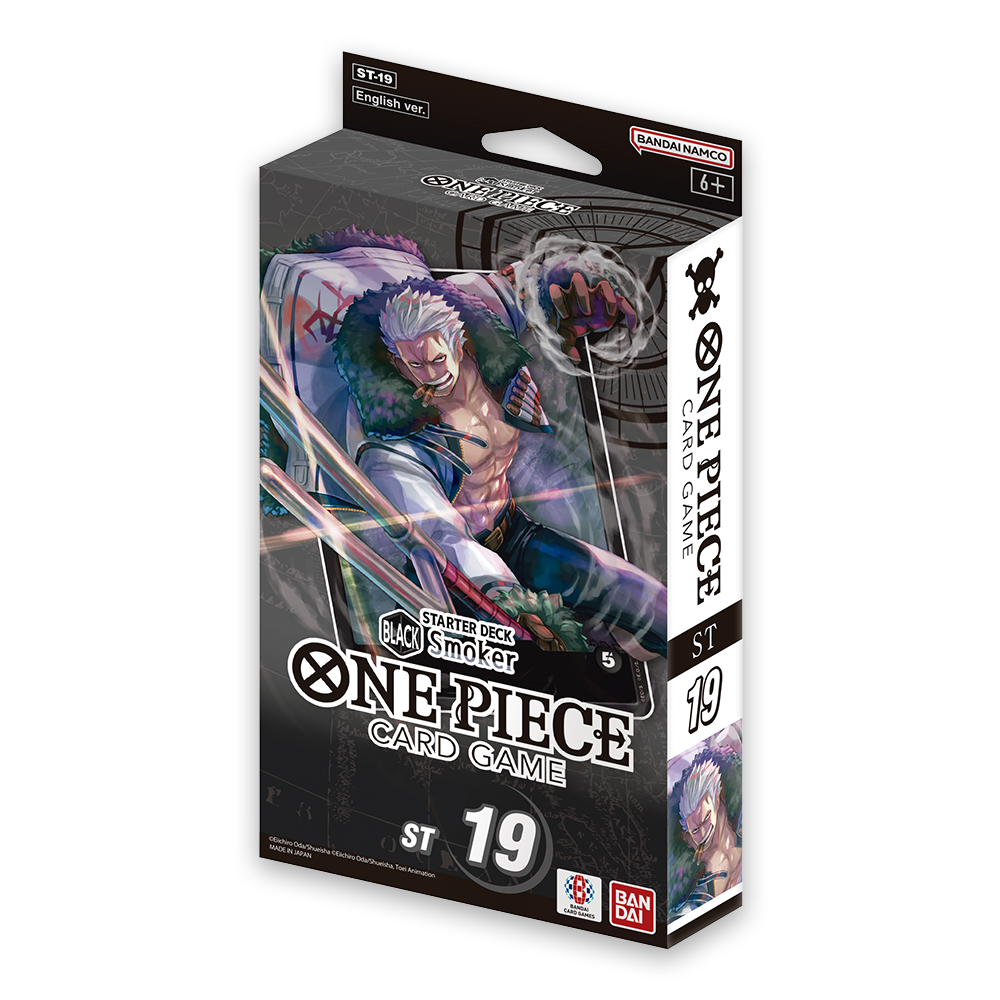One Piece Card Game – BLACK Smoker Starter Deck [ST-19] – Eclipse Cards