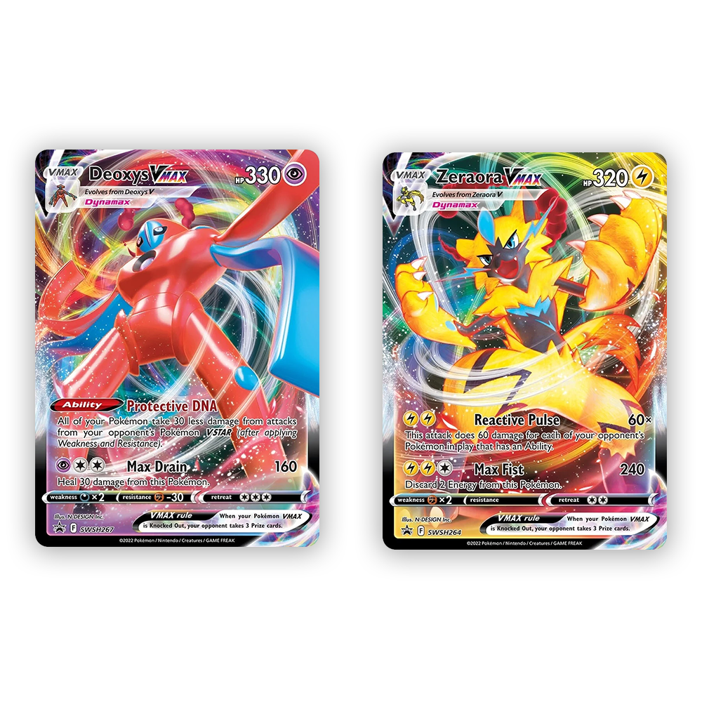 Pokémon TCG: Deoxys/Zeraora VMAX & VSTAR Battle Box bundle – Eclipse Cards